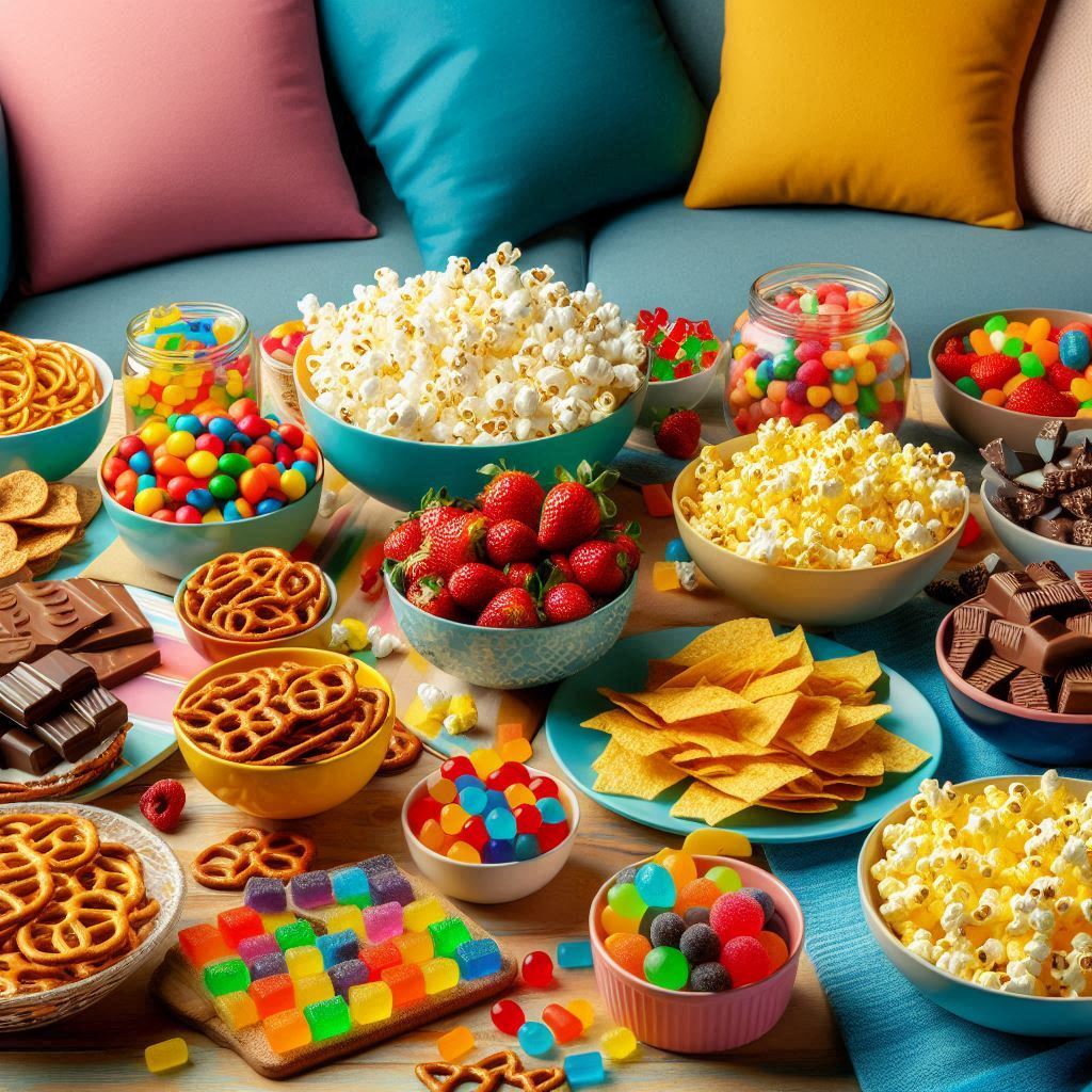 Dulces De Cine Palomitas De Maíz De Caramelo, Bocadillos Dulces Y